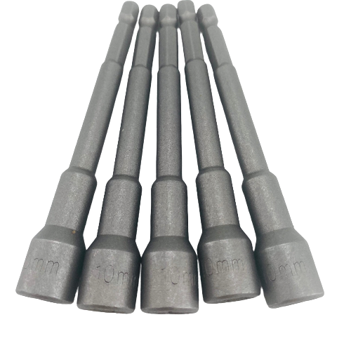 10mm Socket x 100mm Long Hex Socket - 5 Pieces | Direct Hardware